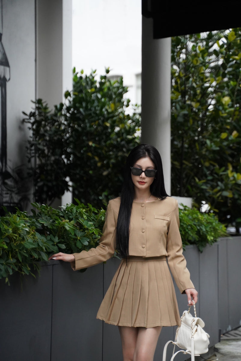 [美式黑巧] Vintage Preppy Long Sleeves Top 上衣 (TOP Only) – MISSHA STUDIO